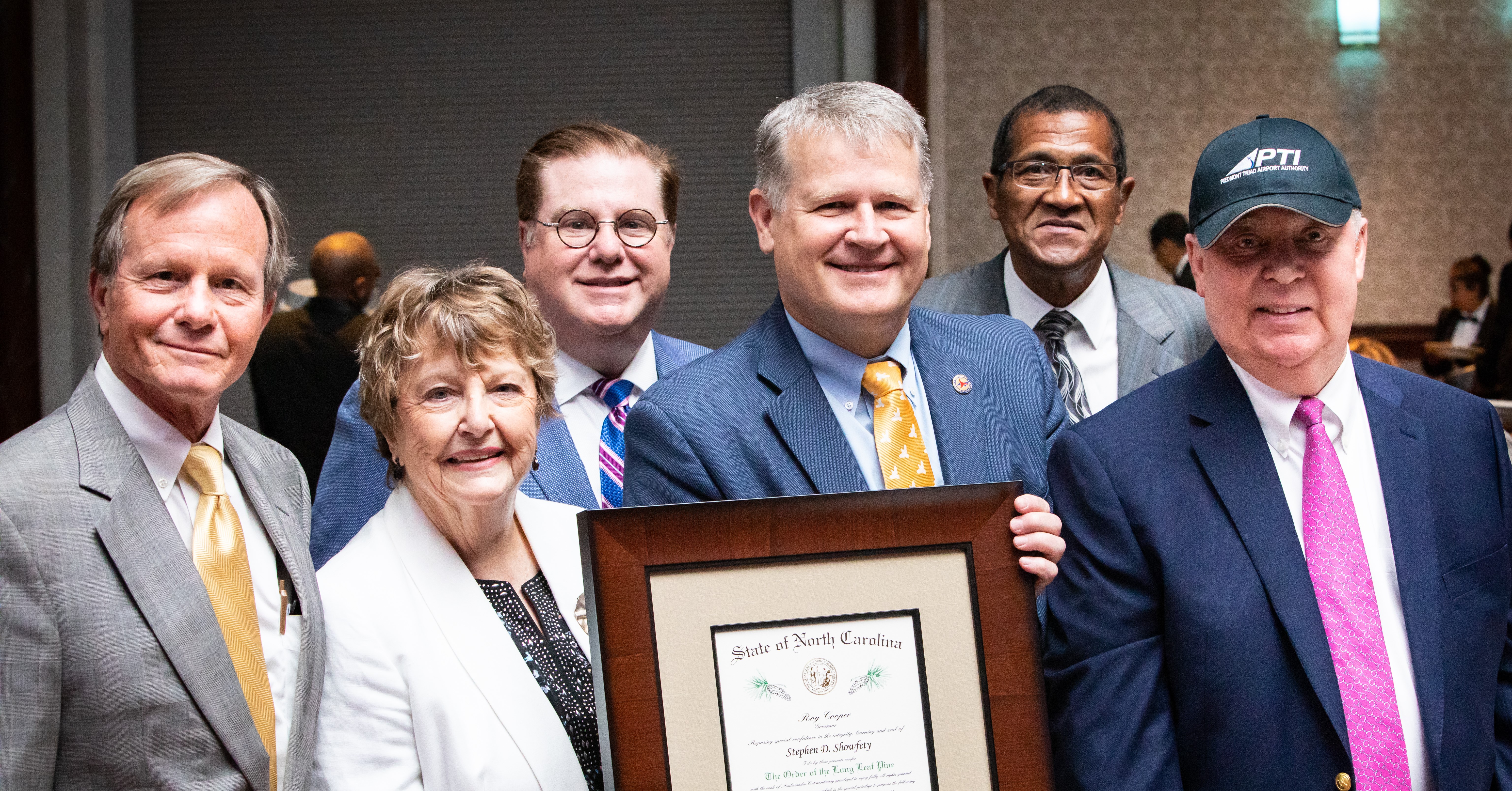 Honoring PTI Chairman Steve Showfety — Piedmont Triad International Airport